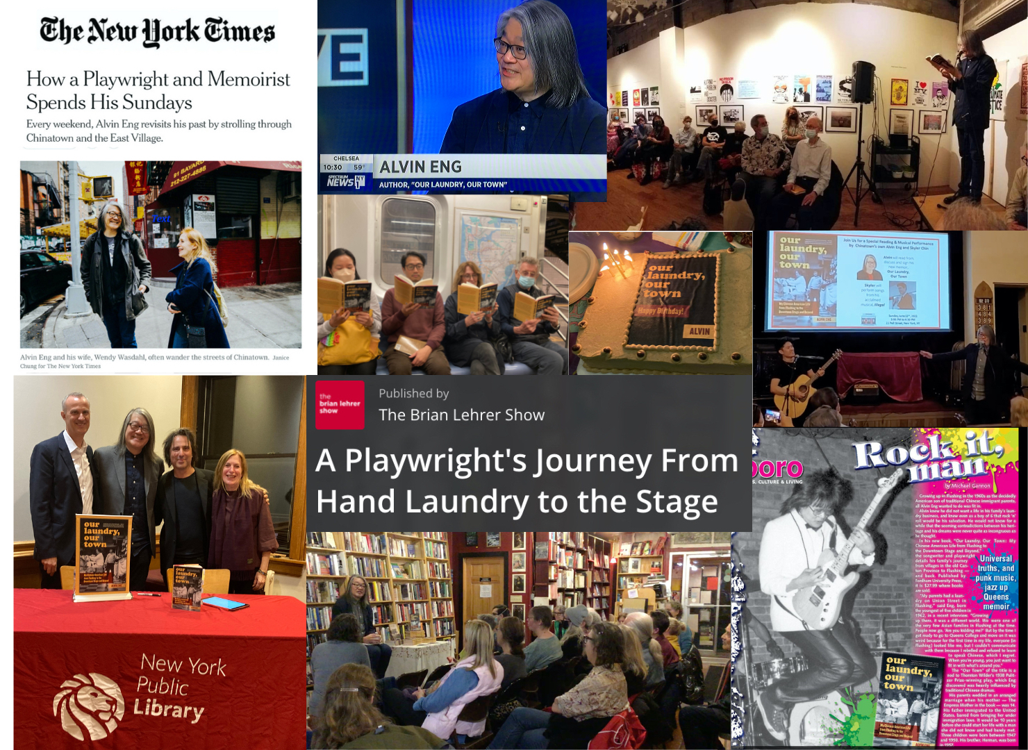 OUR LAUNDRY, OUR TOWN PRESS & MEDIA COVERAGE, AUTHOR EVENTS…BLURBS ...